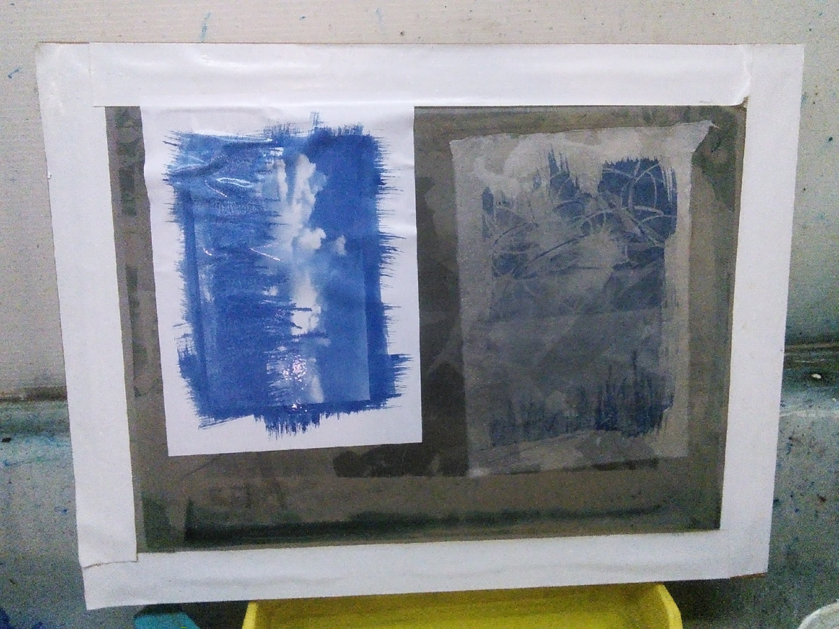 Cyanotypes with Kathy Kinakin | bill-horne.net